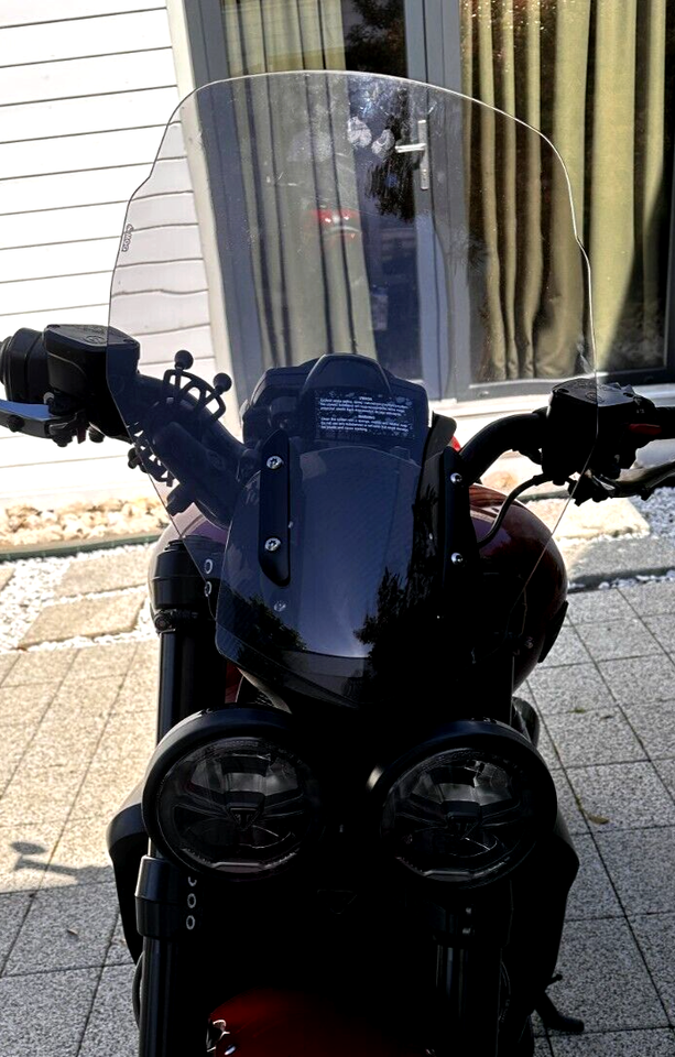 Triumph Rocket 3 GT Tall Sport Tourer Windscreen Windshield Light Brown ...