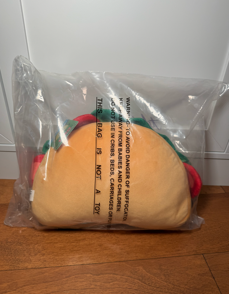 🔥 RARE Taco Plush Toy — Packaging Signed by Adam Katz | Inanimate ...