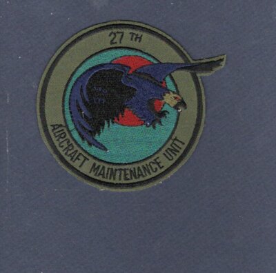 27th AMU Aircraft Maintenance Unit USAF 27th FS F-15 Eagle Squadron ...