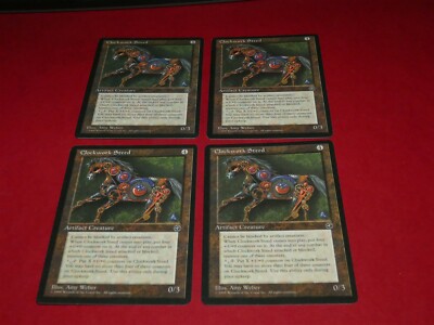 Magic the Gathering: MTG: Homelands: Clockwork Steed x4 | eBay