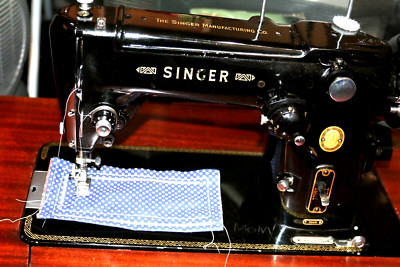 SINGER 306W Sewing Machine ` WORKS GREAT!! No Table! | eBay