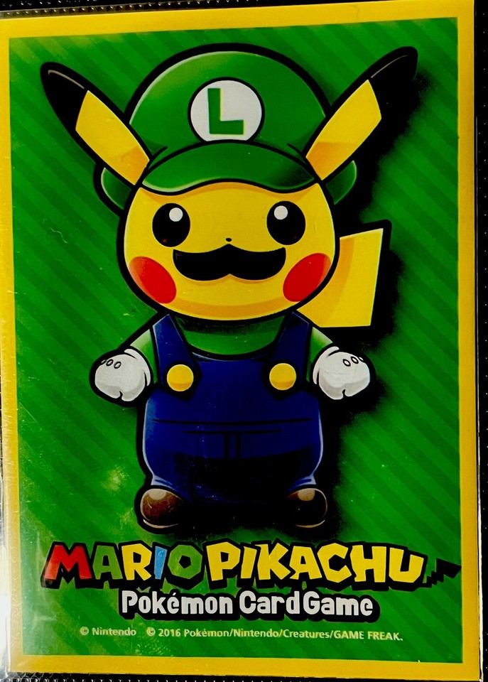 Pokémon Poncho Pikachu COMPLETE Master Sleeve Set-Mario Charizard | eBay