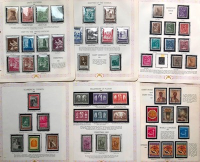 Vatican Stamps - Albums Pages