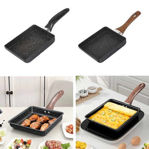 Fry Egg Pancake Cooking Skillet Rectangle Egg Pancake Kitchen Tools | eBay