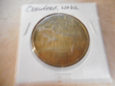 OLD TOKEN CRAWFORD NEBRASKA DIAMOND JUBILEE 1886-1961 | eBay