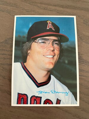 1980 Topps Super White Back Brian Downing #49 California Angels | eBay