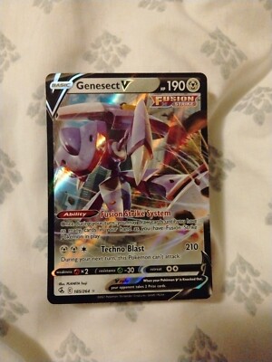 Holo Genesect V 185/264 Ultra Rare Fusion Strike Pokemon TCG | eBay
