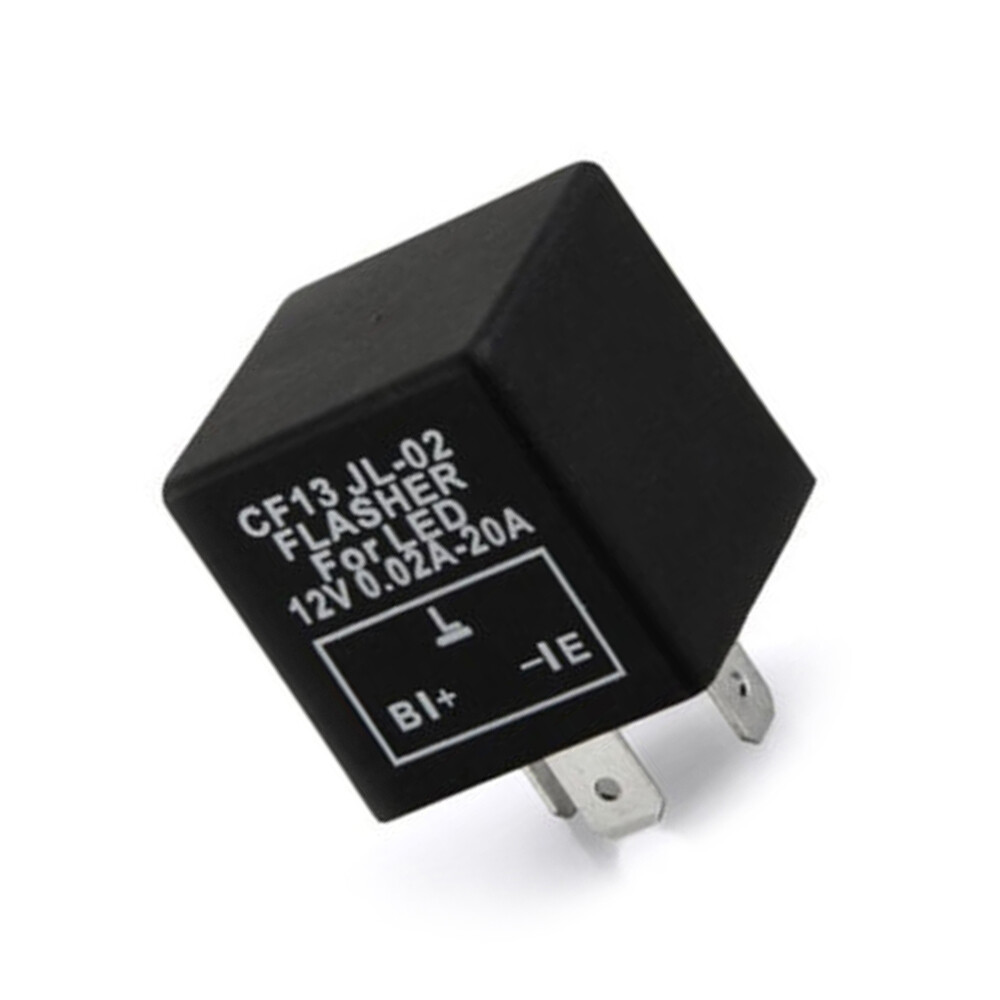 1Pc Car Flasher Relay Fix LED Light Turn Signal Hyper Flash CF13 JL-02 ...