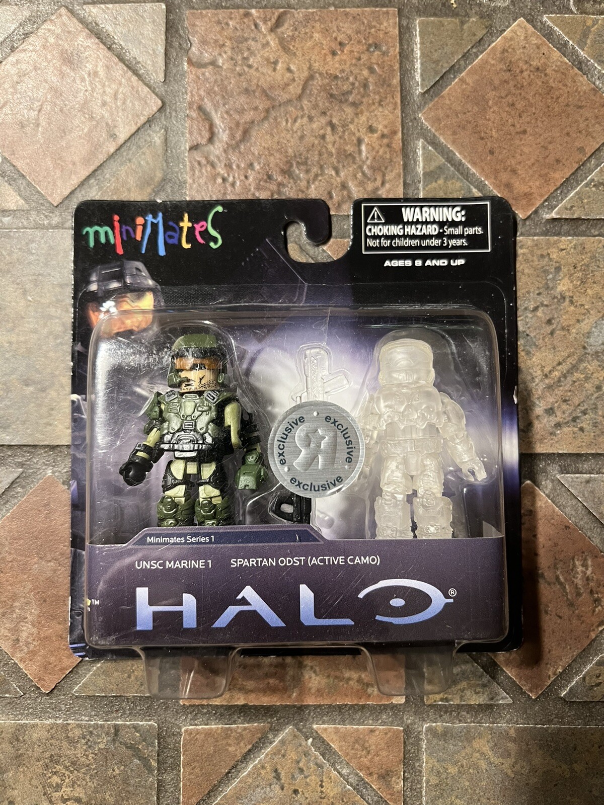 HALO Minimates UNSC MARINE 1 & ACTIVE CAMO SPARTAN ODST TRU Exclusive ...