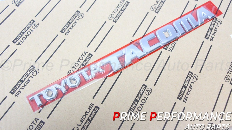 Toyota Tacoma 1995-2004 Genuine Front Door Emblem Set of 2 75473-04010 ...