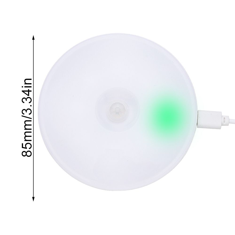 Night Light Human Body Induction Lights Motion Sensor Lamp USB ...
