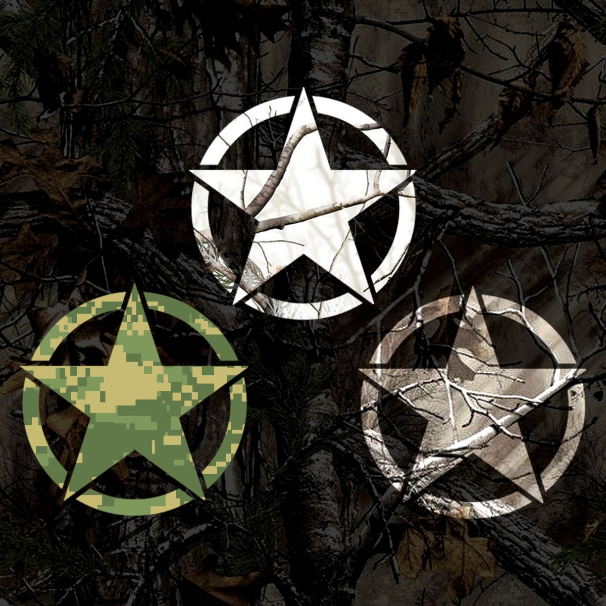 Us Army Star Willys Distressed Style Car Decal Sticker For Distressed