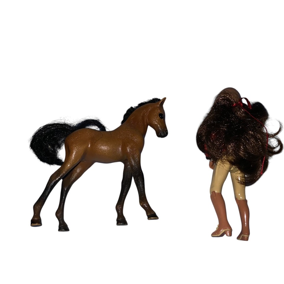 Vintage 1992 Playmates Swans Crossing Sydney Doll & Grand Champion Foal ...