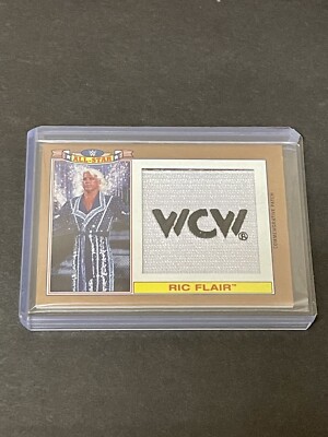 2016 WWE Ric Flair WCW Wrestling Patch Card Serial #95/99 Rare | eBay