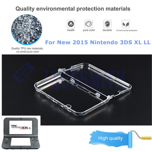 For New 2015 Nintendo 3DS XL/LL Clear Crystal Hard Shell Protective ...