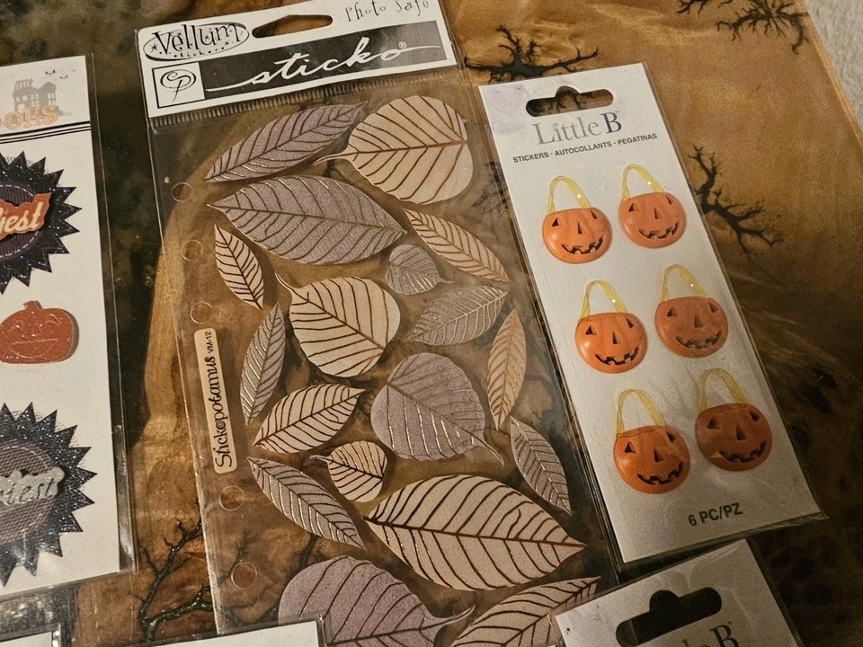 HUGE LOT of Scrapbook Stickers 21 Packs Jolee's Boutique, Little B ...