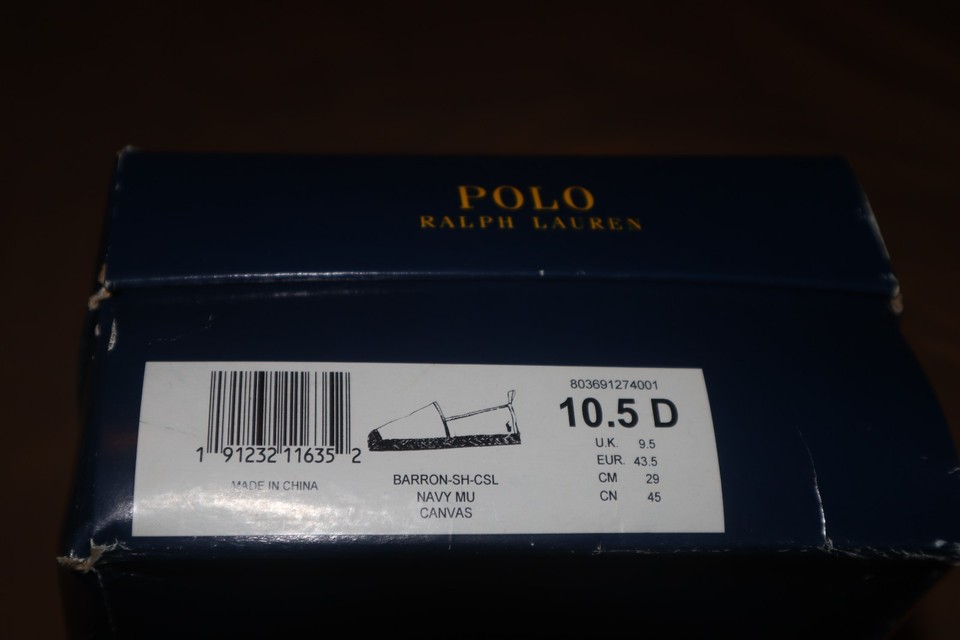 Ralph Lauren Men's Slip-on Canvas Espadrille Size 10.5 Brand NEW | eBay