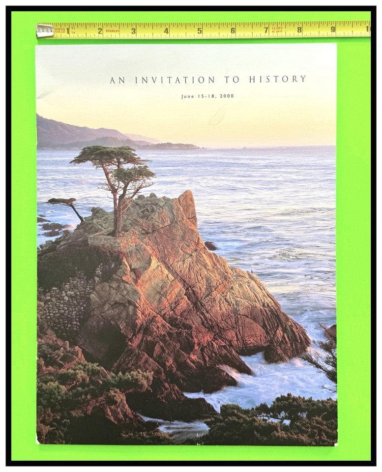 2000 PGA U.S. OPEN VIP TICKET INVITATION @ PEBBLE BEACH TIGER WOODS ...