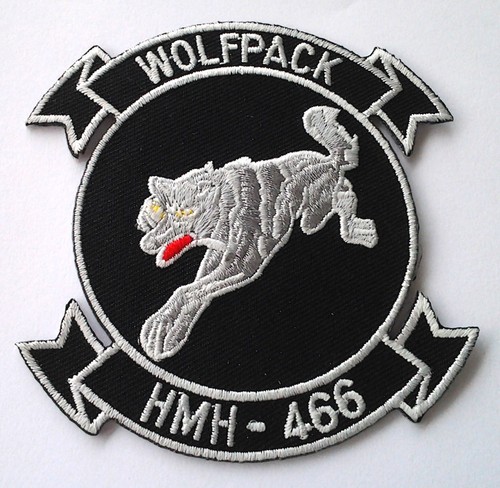 WOLFPACK HMH-466 Military Veteran Biker US MARINE Patch PM5219 EE | eBay
