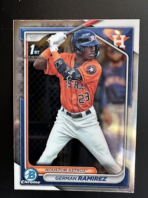 2024 Bowman Chrome 1s bowman German Ramirez Houston Astros | eBay
