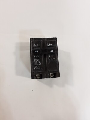 EATON BR240 Circuit Breaker 120/240 VAC 40A 10kA 2 Poles 786676363006| eBay