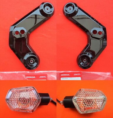 HONDA MSX 125 Indicator Brackets & Left + Right Indicators 2013 2014 ...