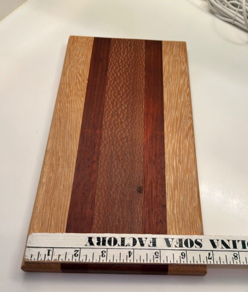 Handmade Wood Cutting Board 14” Long & 7” Wide With Beveled Edge | eBay