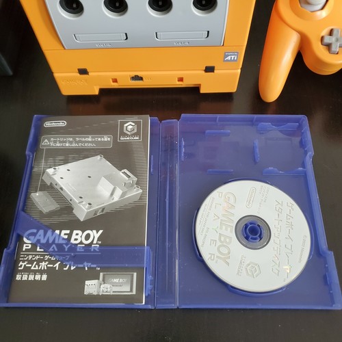 Nintendo Spice Orange Gamecube, Region Switch, Gameboy Player and Disk ...