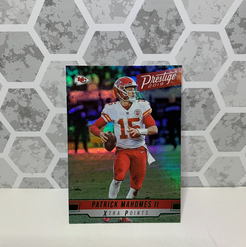 2019 Panini Prestige Patrick Mahomes II Green Xtra Point #19 KC Chiefs ...