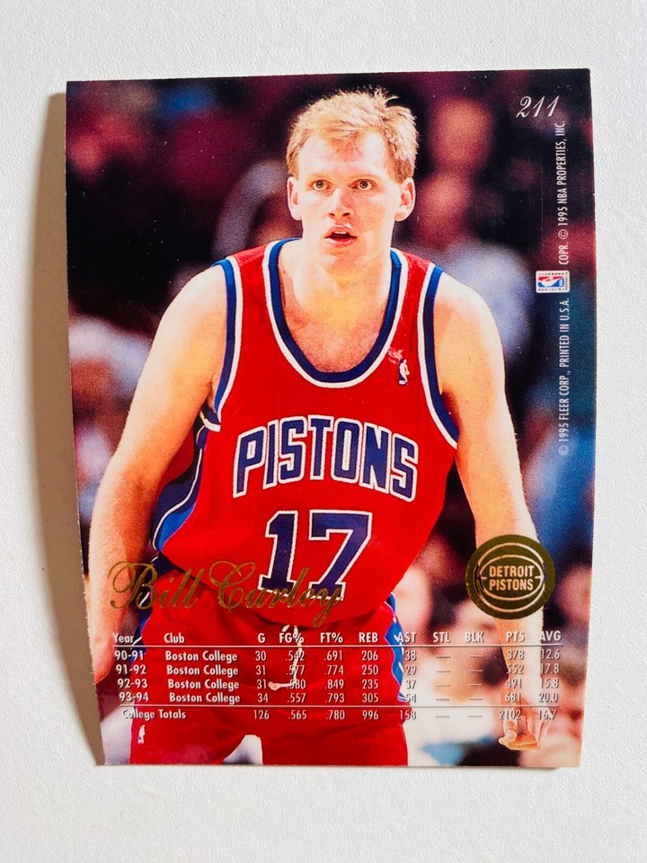1994-95 FLAIR #214 BILL CURLEY NM-MT NBA BASKETBALL CARD | eBay