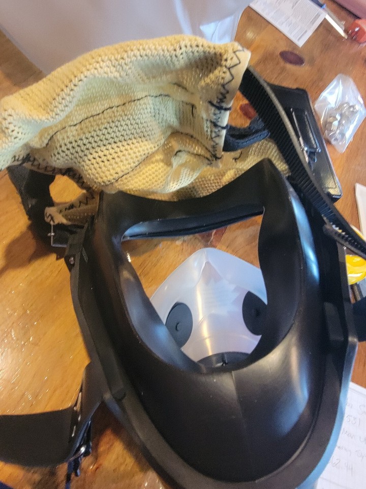 HONEYWELL 20/20 Facepiece Headnet kit M Full Face Respirator Mask ...