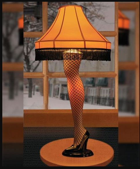 A Christmas Story 50" Deluxe Lady's Leg Lamp, Shade Box w/Full-Size ...
