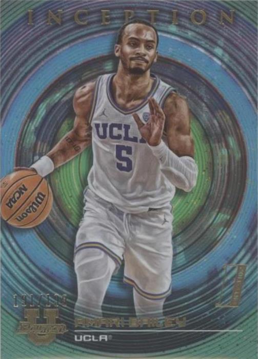 2022-23 Bowman Inception University - Amari Bailey #73 Aqua Foil V2 ...