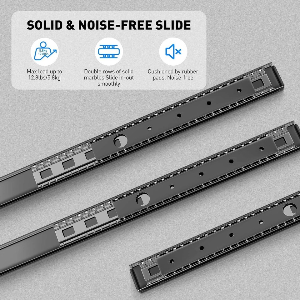 Large Above Tek Under Desk Keyboard Tray Ergonomic | eBay