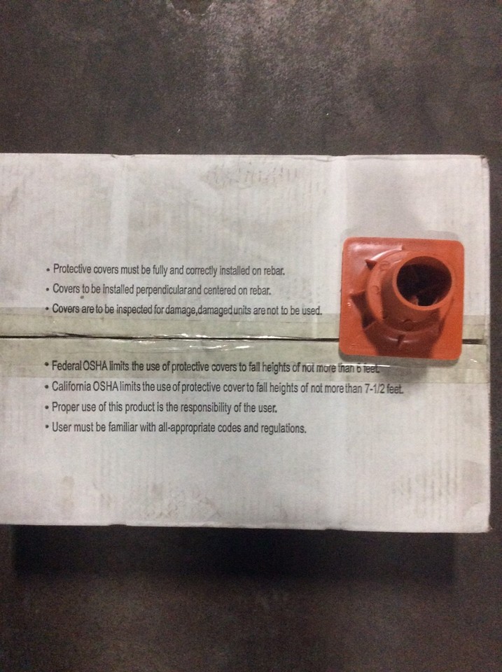 OSHA APPROVED REBAR SAFETY CAPS (500 COUNT) | eBay