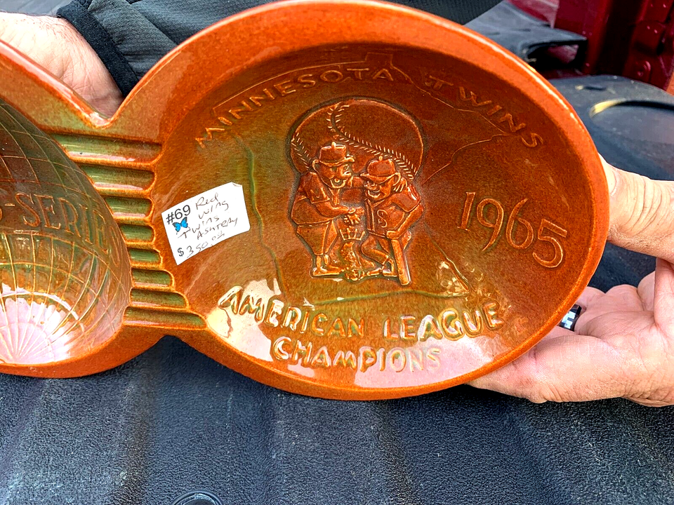 Vintage Rare Minnesota Twins Baseball Red Wing 1965 World Series Ash ...