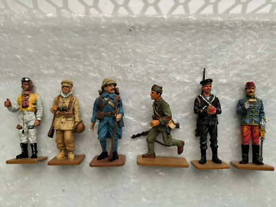 Lot 6 figurines Del Prado Poilu Pilote RAF Guerre mondiale Etat parfait ...