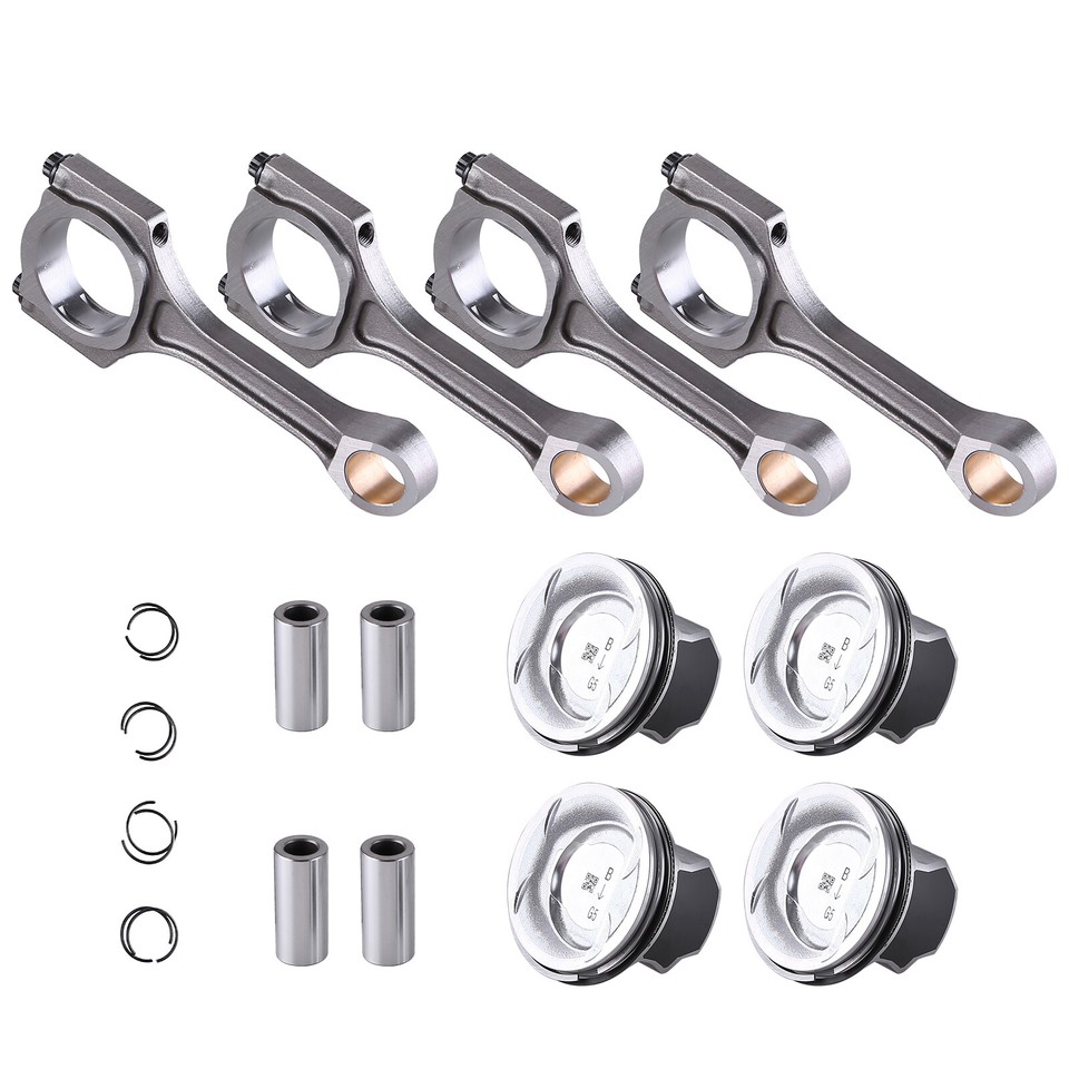 4 Set Connecting Rod Piston Fit for 11-19 Hyundai Sonata Kia Sorento ...