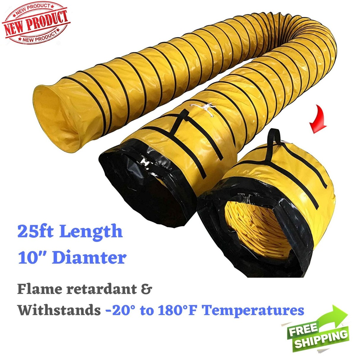 Flame Resistant Flexible Duct Hose