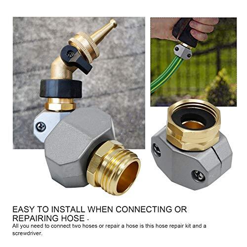 Garden Hose Repair Fittings Aluminum Water Hose Ends Male and Female ...