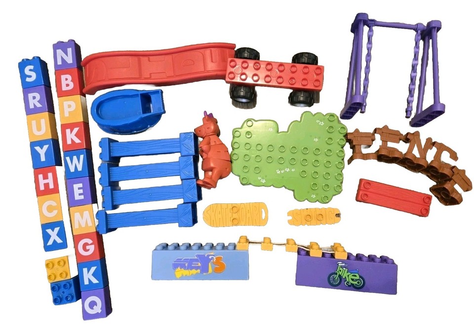 Wordworld House PBS Kids Construction Set 6911 Mega Blocks Hard To Find ...