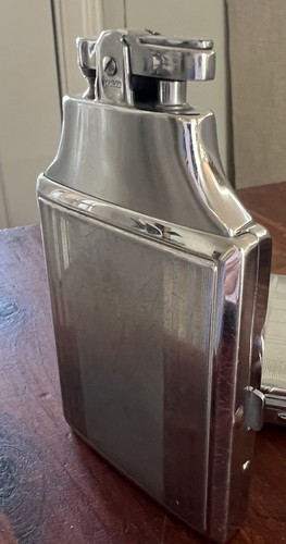 Antique 1950's RONSON MASTERCASE Lighter & Cigarette Case Works. Quick ...