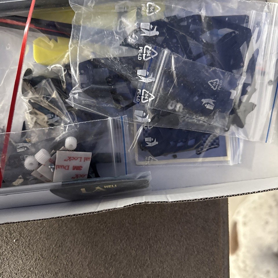 Vintage Rare RC Helicopter LAheli MAXIR Black Micro Heli Kit New In Box ...