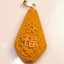 14K GORGEOUS CARVED YELLOW CINNABAR LACQUR FOCAL POINT LONGEVITY ...