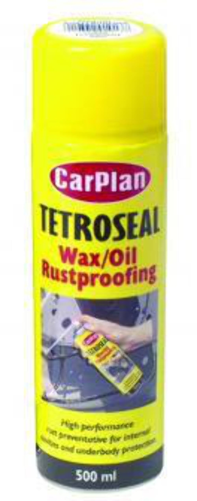 CarPlan Tetroseal Wax/Oil Rustproofing Clear Aerosol 500ml - TWO500 for ...