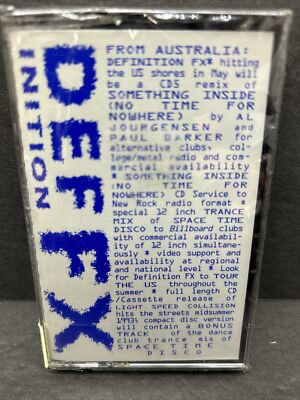 NEW SEALED DEFINITION FX LIGHT SPEED COLLISION CASSETTE/AL JOURGENSEN ...