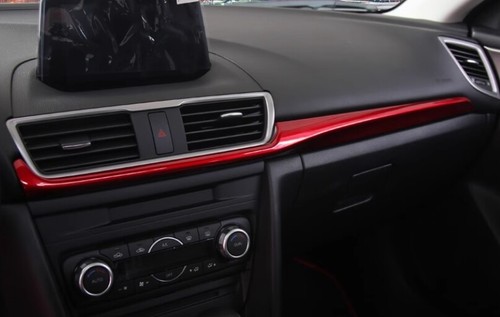 For Mazda 3 Axela 2017-2018 Bright Red Center Console Instrument Dash ...