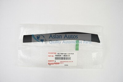GENUINE TOYOTA TUNDRA REAR LEFT ROOF DRIP SIDE FINISH MOLDING ...