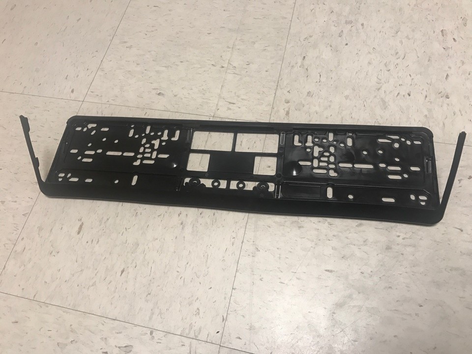 Euro License Plate Tag Holder Mount Adapter Bumper Frame Bracket AUTO ...