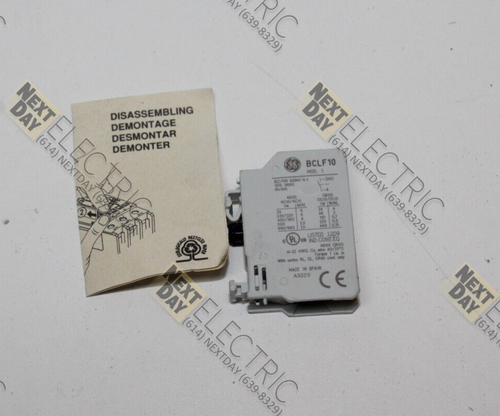GE, BCLF10, Aux Auxiliary Contact Block Contactor | eBay